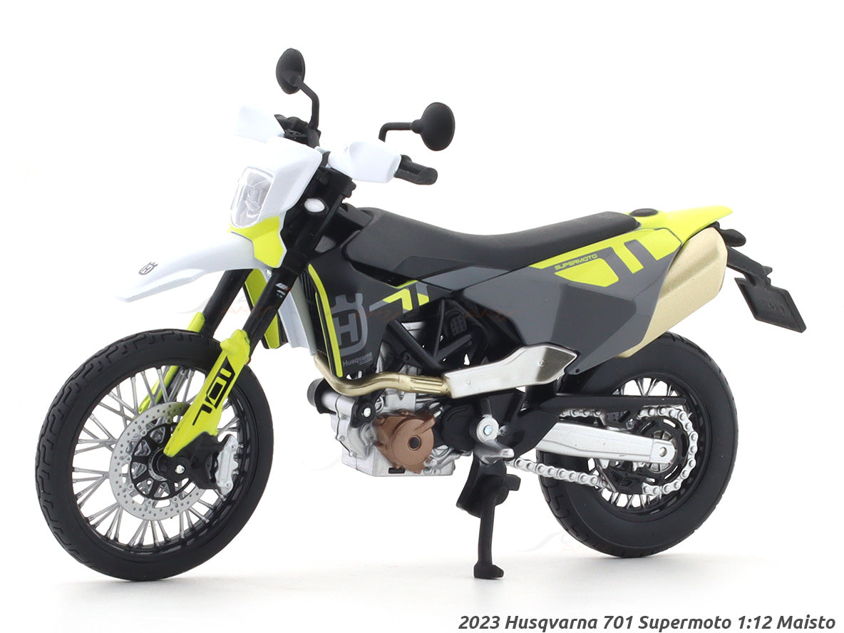 2023 Husqvarna 701 Supermoto 1:12 Maisto licensed diecast scale model ...