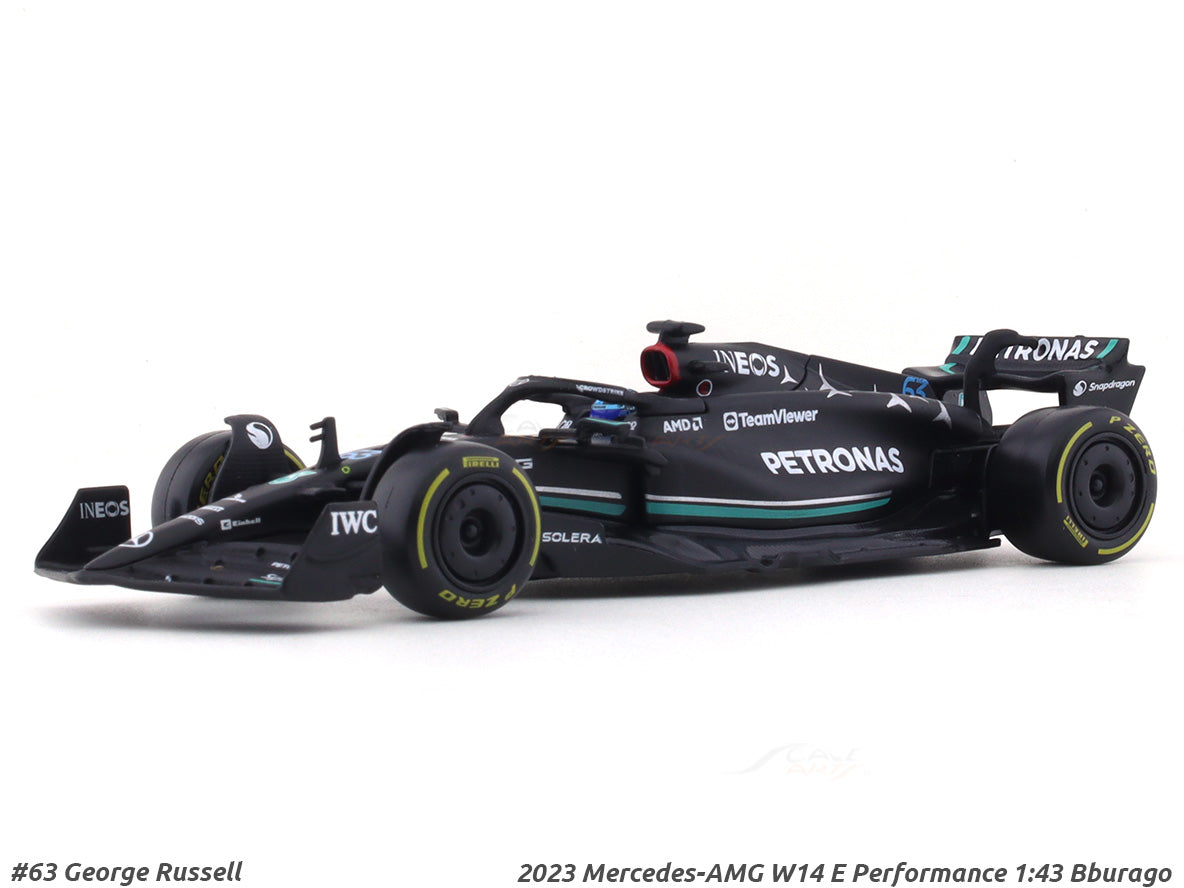 2023 Mercedes-AMG W14 E Performance George Russell 1:43 Bburago Formula ...