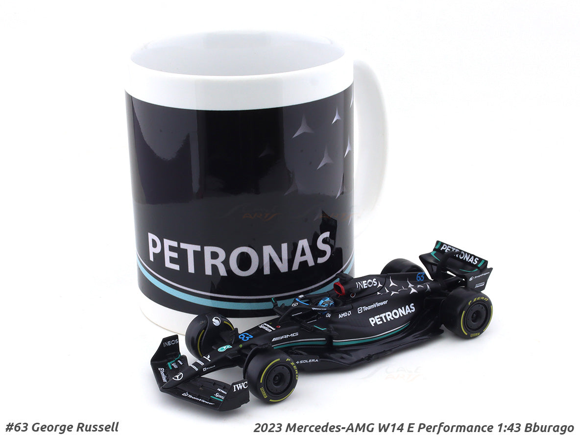 2023 Mercedes-AMG W14 E Performance George Russell 1:43 Bburago ...