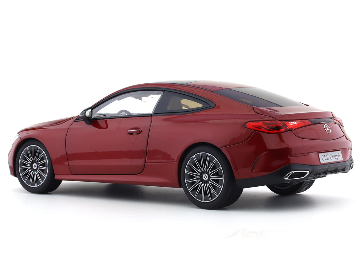 2023 Mercedes-Benz AMG-Line CLE Coupe C236 red 1:18 Norev diecast Scale ...