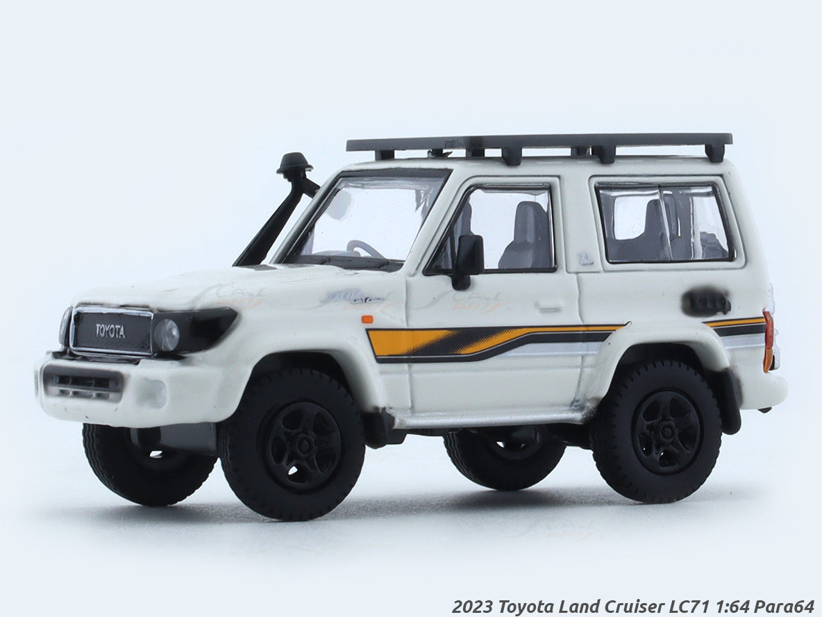 2023 Toyota Land Cruiser LC71 White Anniversary Edition 1:64 Para64 ...