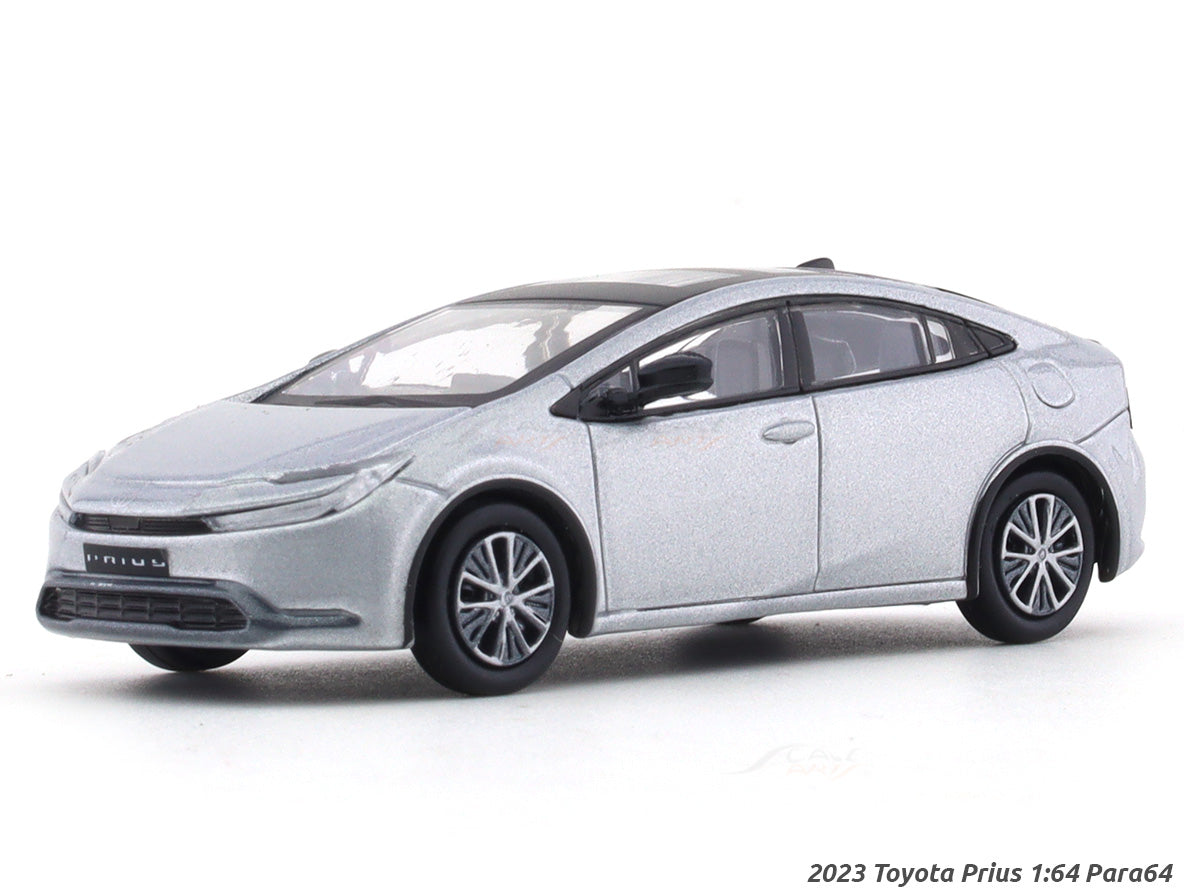 2023 Toyota Prius Cutting edge silver 1:64 Para64 diecast scale model ...
