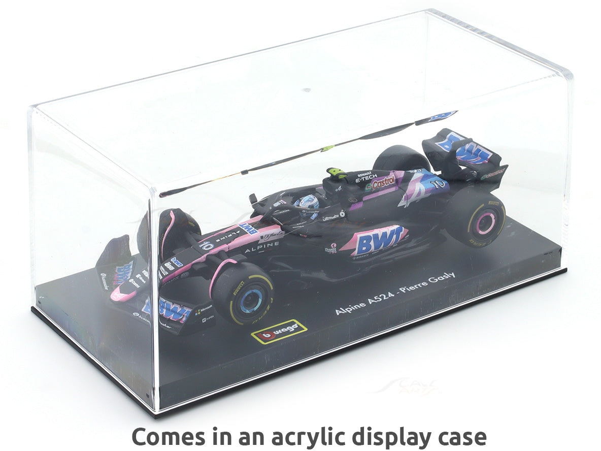 2024 Alpine A524 No. 10 Pierre Gasly 1:43 Bburago Formula 1 diecast ...