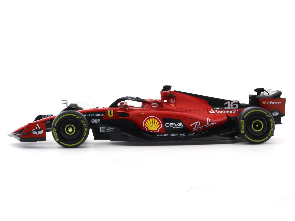 2023 Ferrari SF23 #16 Charles Leclerc 1:24 Bburago licensed Formula 1 ...