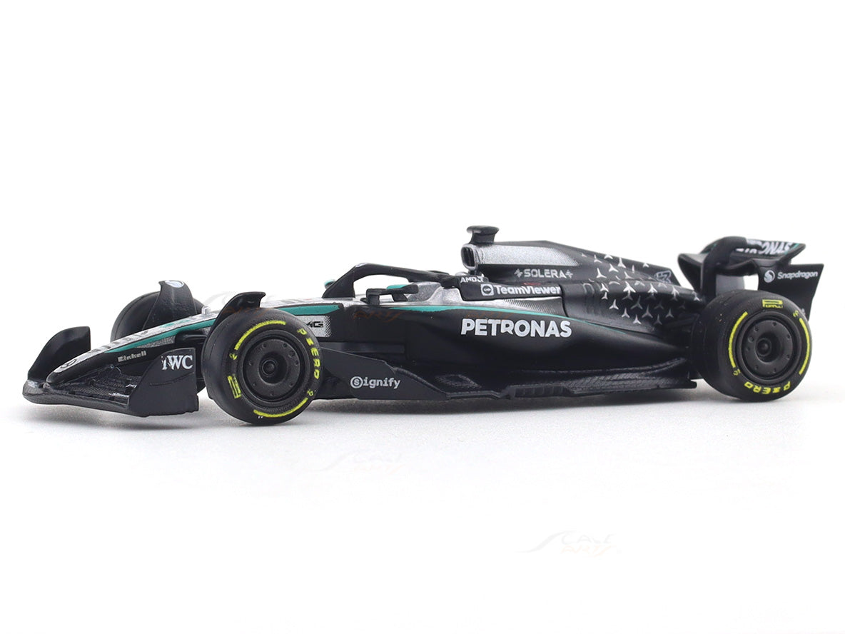 2025 Mercedes-Benz W16 No 63 1:64 Bburago Licensed Diecast Formula 1 ...