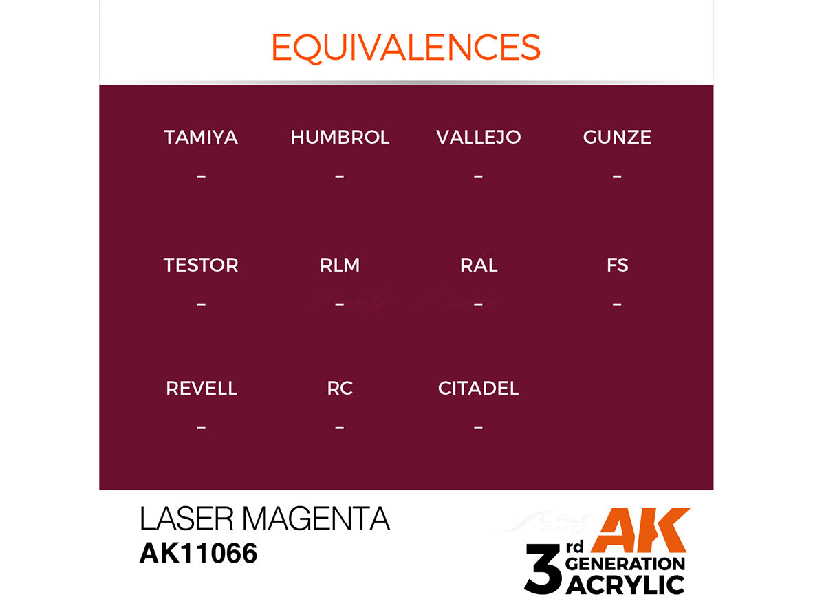 Laser Magenta 17ml AK Interactive acrylic color AK11066 | Scale Arts India