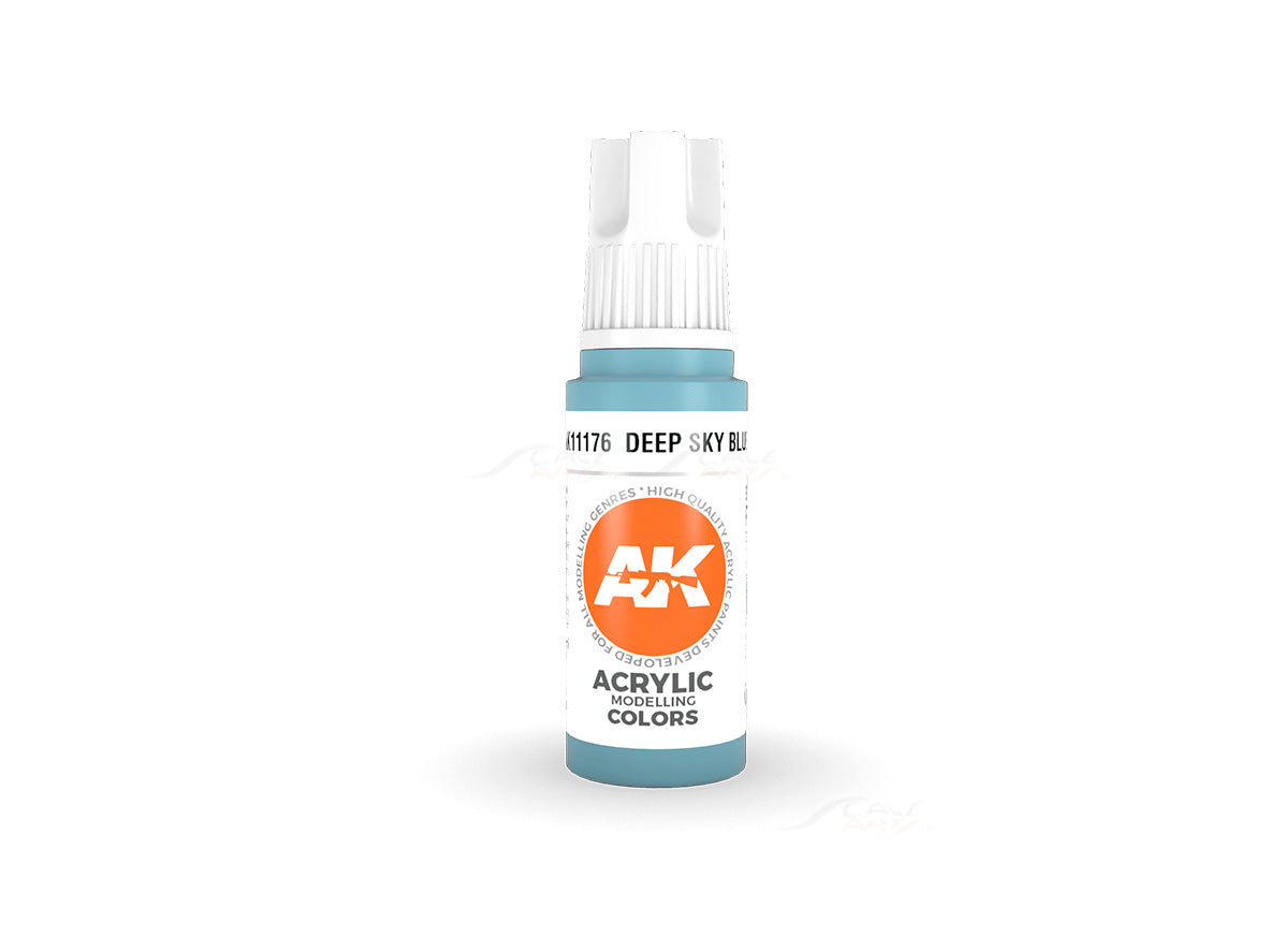 Deep Sky Blue 17ml AK Interactive acrylic color AK11176 | Scale Arts India