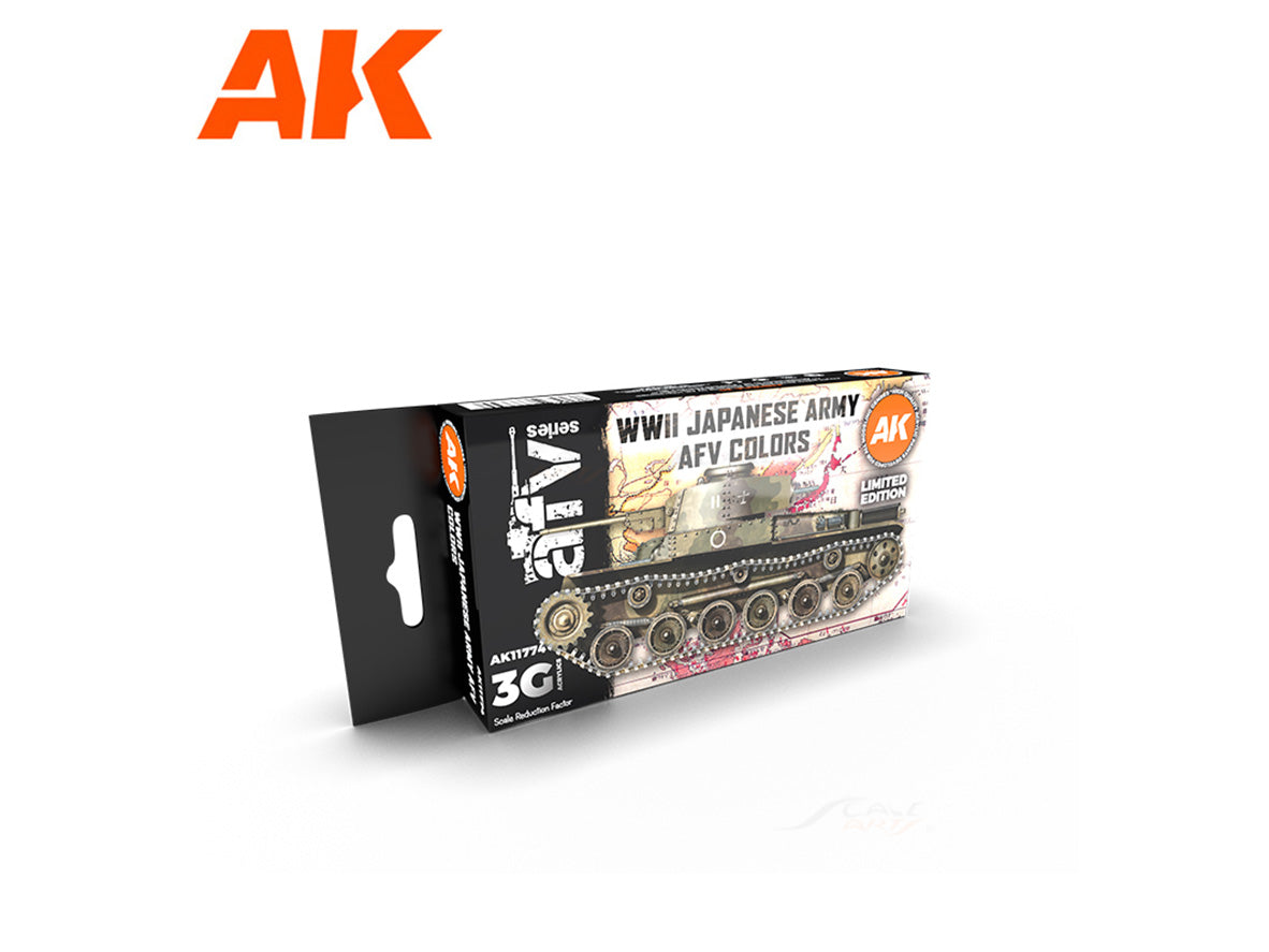 WWII Japanese Army AFV Colors AK Interactive acrylic color AK11774 ...