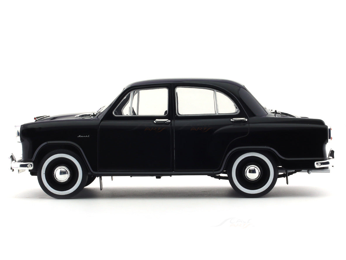 Ambassador MK I black with acrylic case 1:18 Vahanam diecast Scale ...