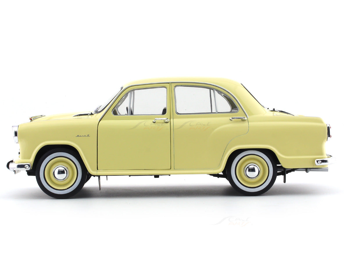 Ambassador MK II beige 1:18 Vahanam diecast Scale Model car collectible ...