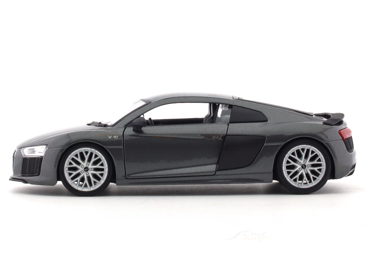 Audi R8 V10 Plus grey 1:24 Maisto licensed diecast Scale Model car ...