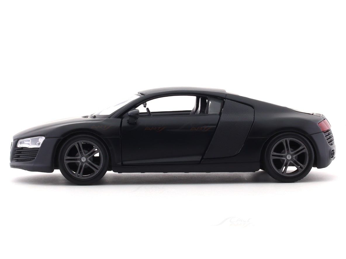 Audi R8 matte black 1:24 Maisto licensed diecast Scale Model car ...