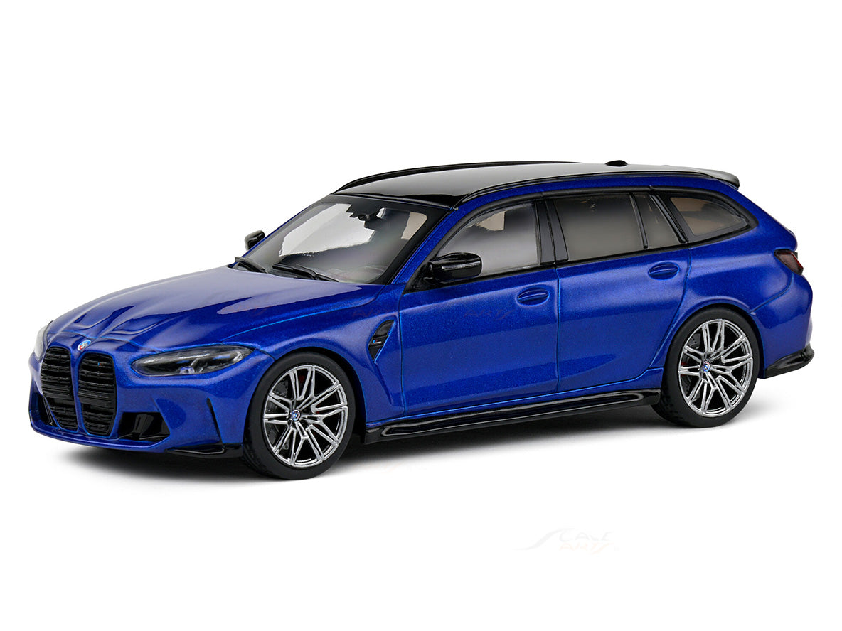 BMW G81 M3 Touring San marino blue 1:43 Solido licensed diecast Scale ...