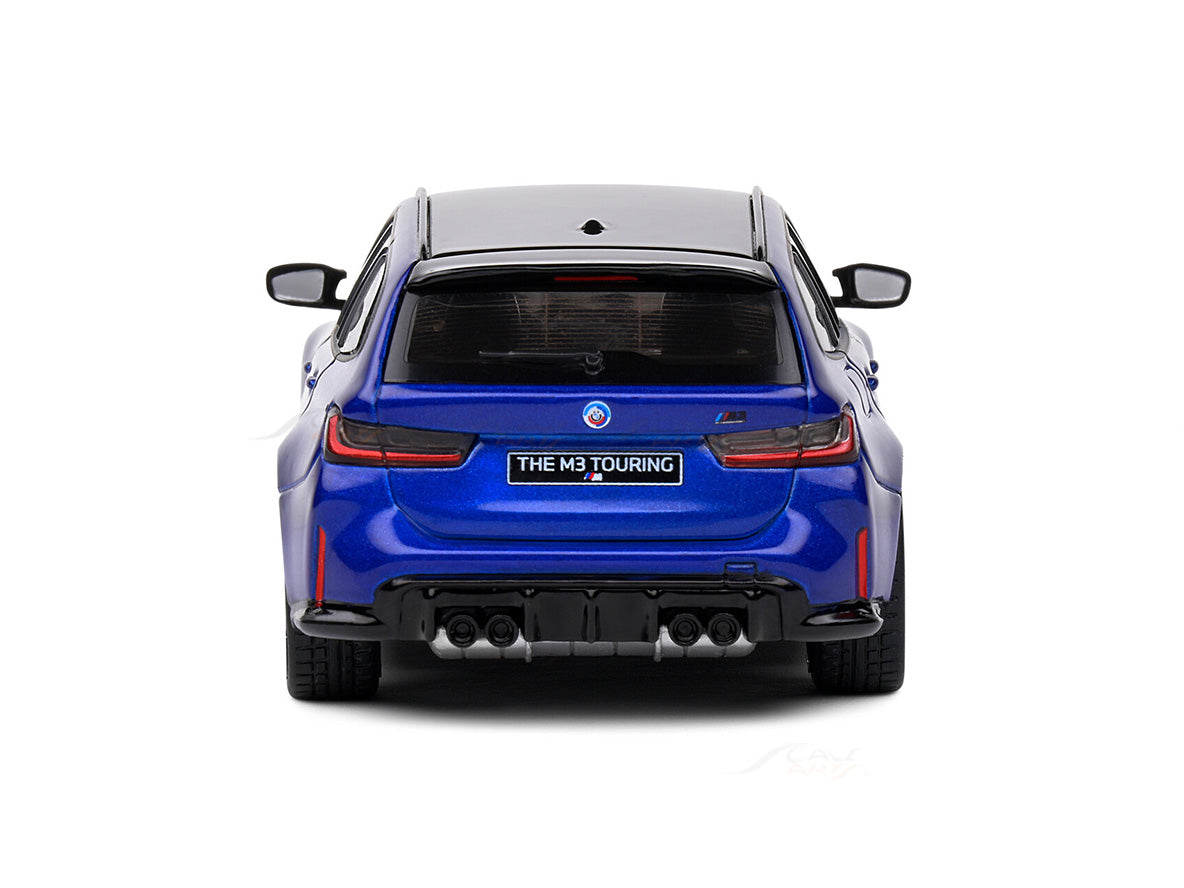 BMW G81 M3 Touring San marino blue 1:43 Solido licensed diecast Scale ...