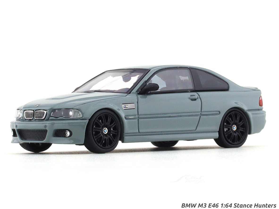 BMW M3 E46 grey 1:64 Stance Hunters diecast scale model collectible ...