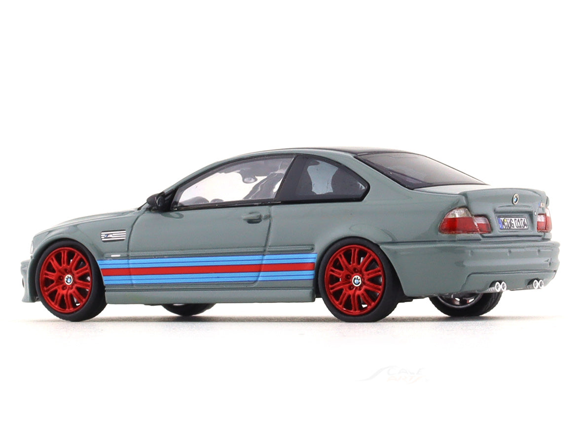 BMW M3 E46 Martini grey 1:64 Stance Hunters diecast scale model ...