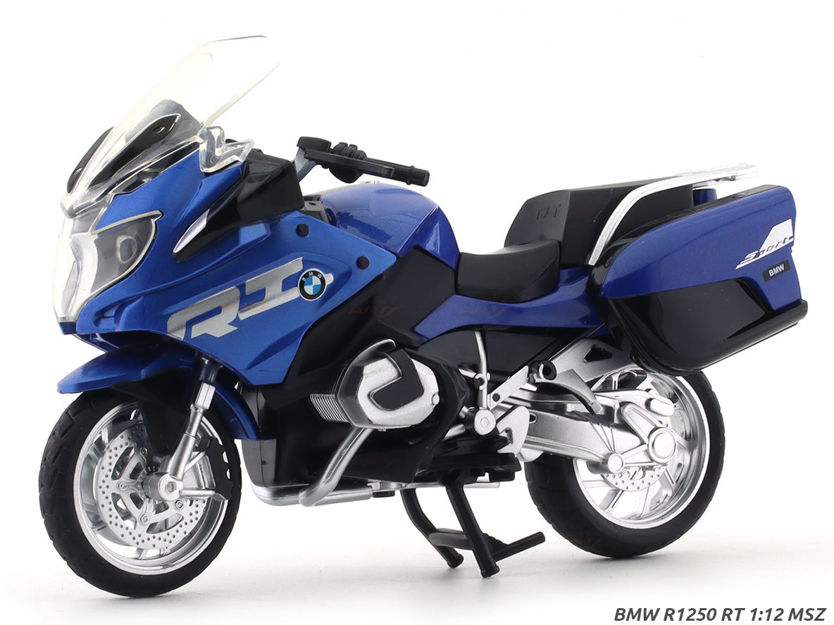 BMW R1250 RT blue 1:12 MSZ licensed diecast scale model bike ...