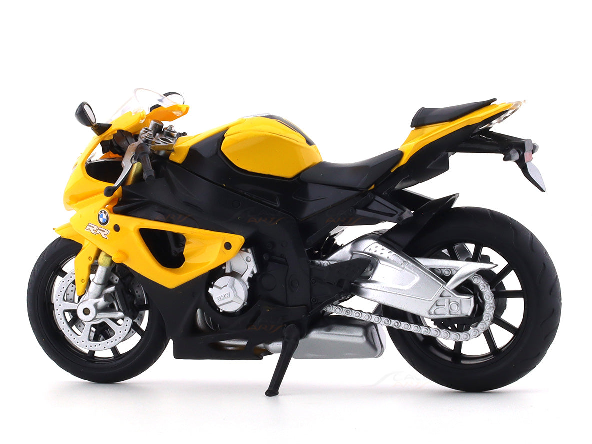 BMW S1000 RR Yellow 1:12 MSZ licensed diecast scale model bike ...