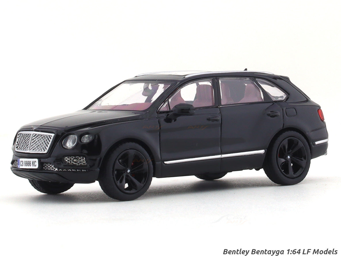 Bentley Bentayga black 1:64 LF Models diecast scale model car miniature ...