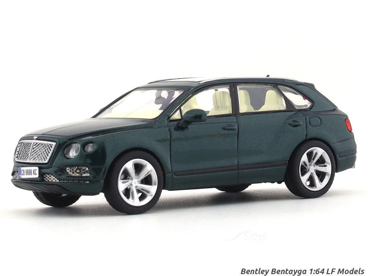 Bentley Bentayga green 1:64 LF Models diecast scale model car miniature ...