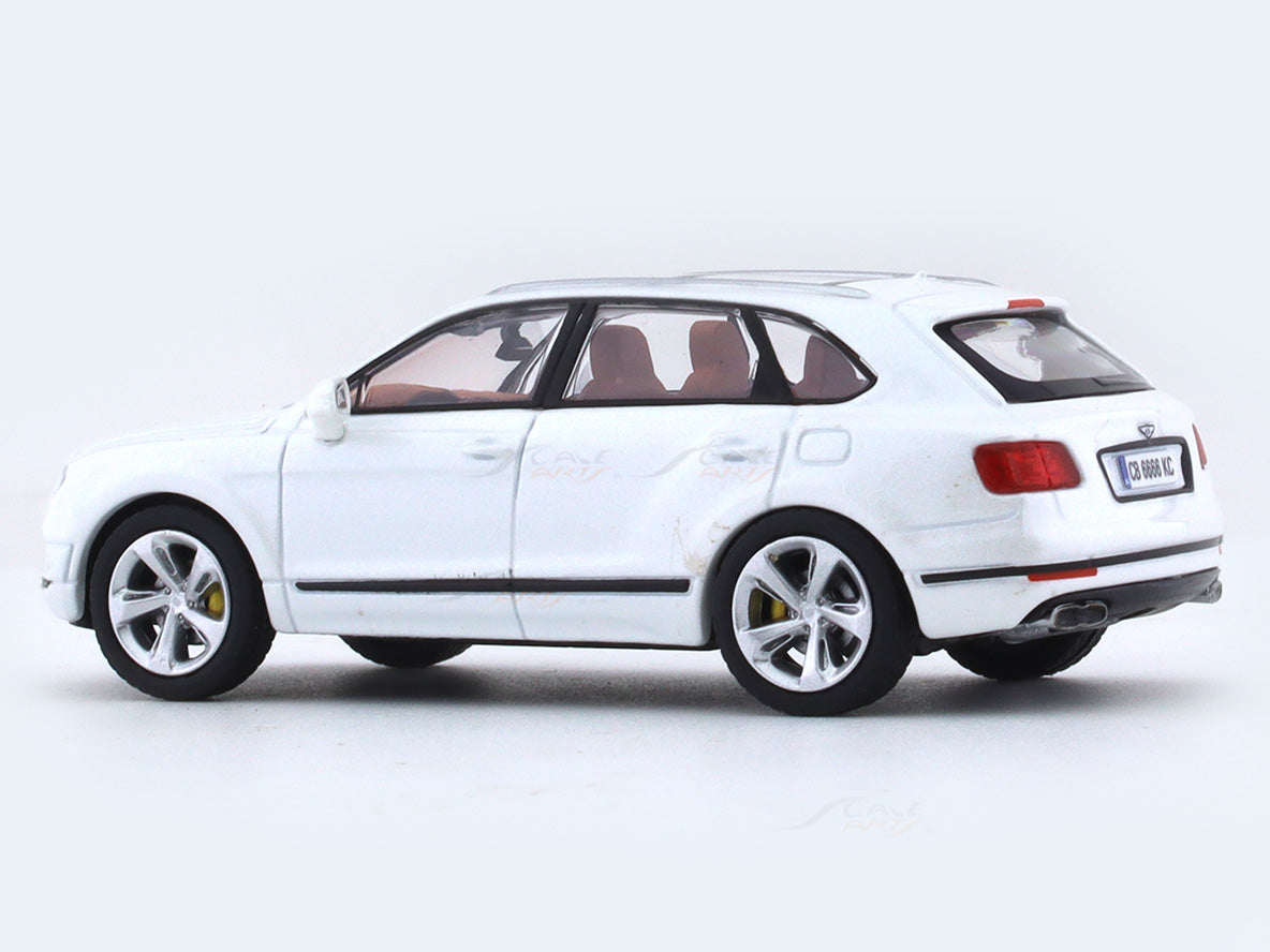 Bentley Bentayga white 1:64 LF Models diecast scale model car miniature ...