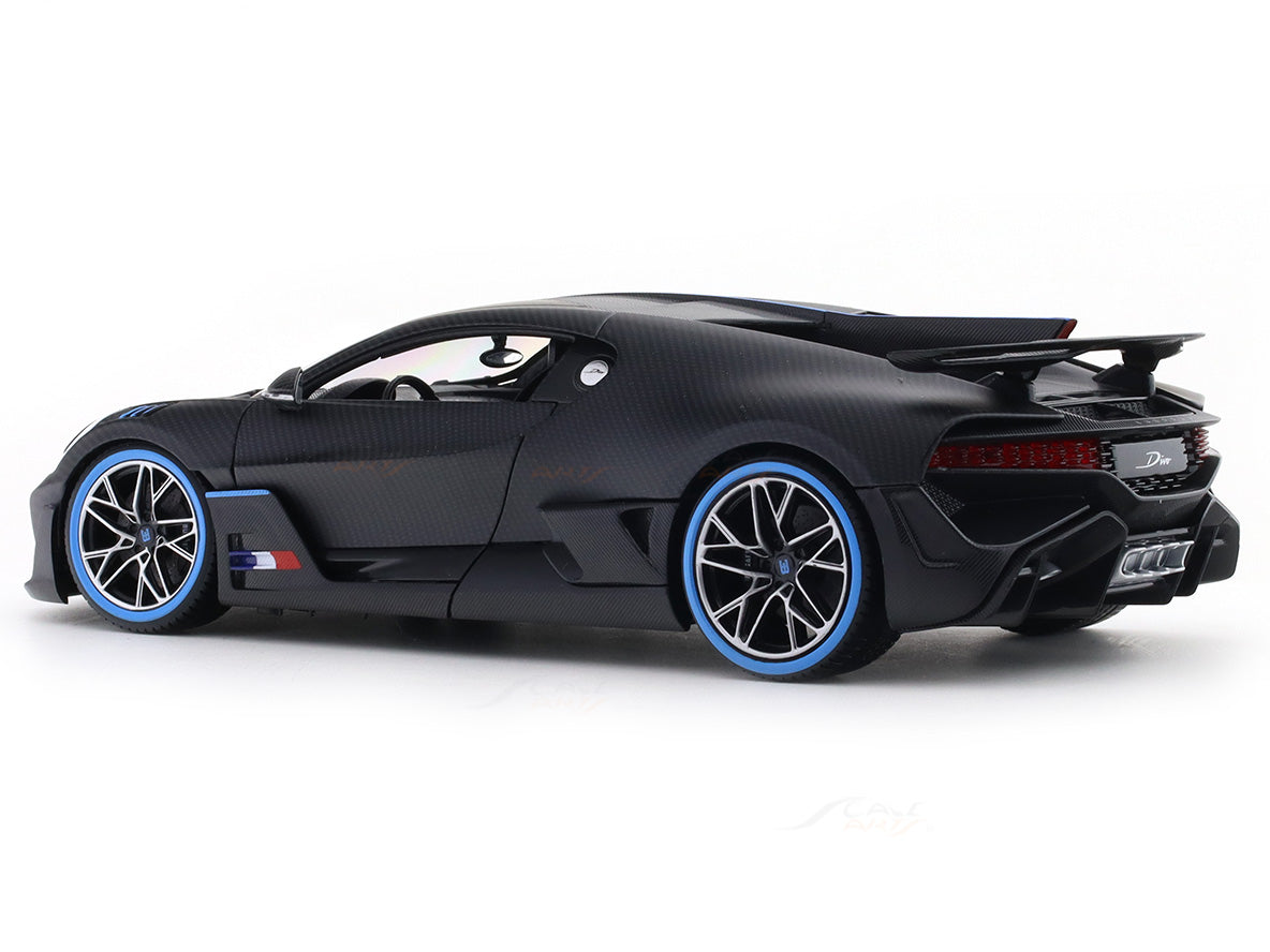 Bugatti Divo 50th Anniversary Carbon fiber 1:18 Bburago licensed ...