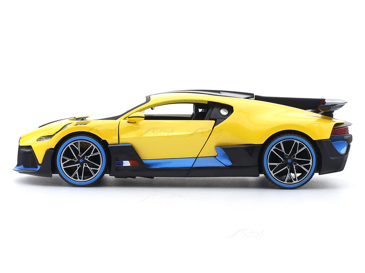 Bugatti Divo Yellow 1:24 Maisto licensed diecast alloy scale model car ...