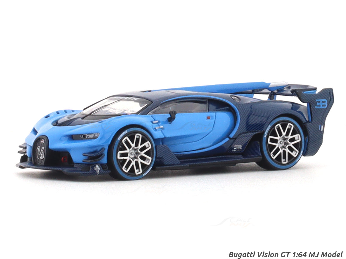 Bugatti Vision GT blue 1:64 MJ Model diecast scale model car | Scale ...