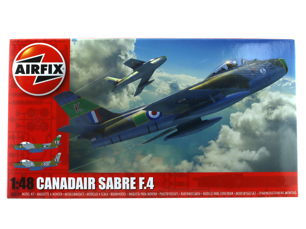 Canadair Sabre F 4 1:48 Airfix plastic model kit fighter jet | Scale ...