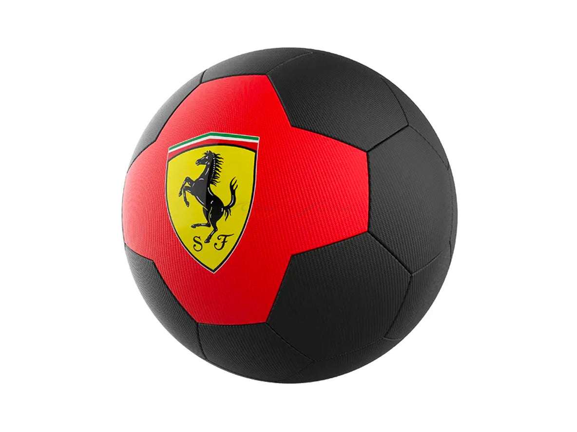 Ferrari Size 5 Soccer ball Black Red : licensed product | Scale Arts India