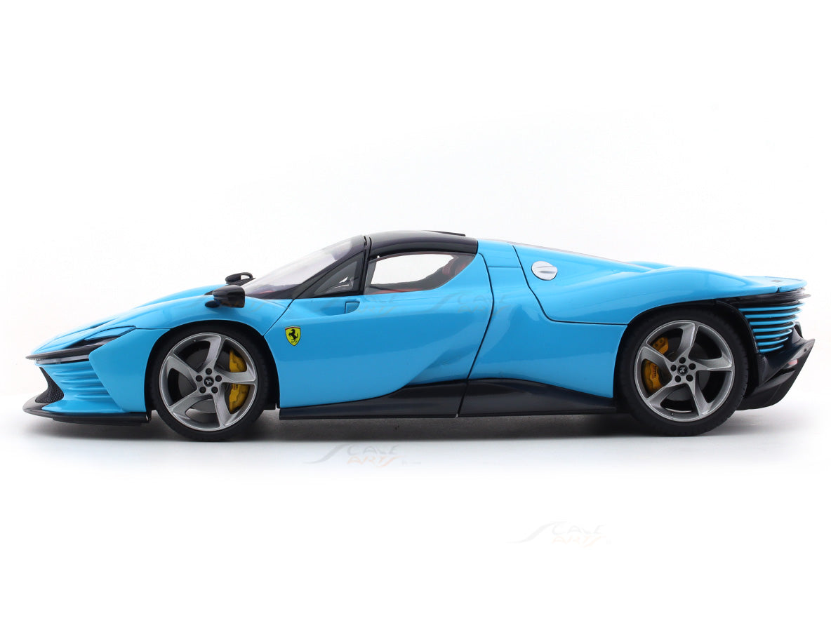 Ferrari Daytona SP3 Blue 1:18 Bburago Deluxe Edition licensed diecast ...