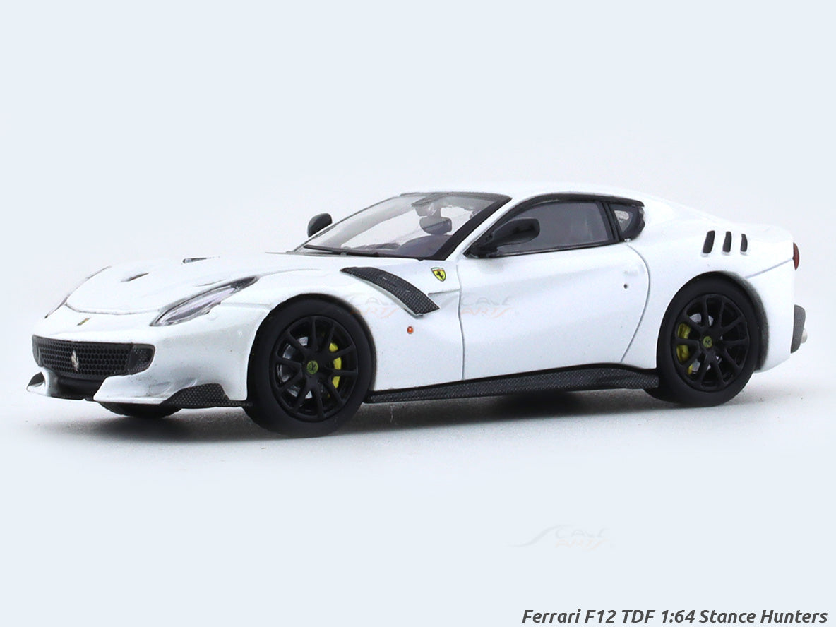 Ferrari F12 TDF white 1:64 Stance Hunters diecast scale model car ...