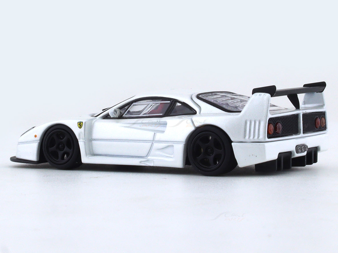 Ferrari F40 LM white 1:64 Stance Hunters diecast scale model car ...