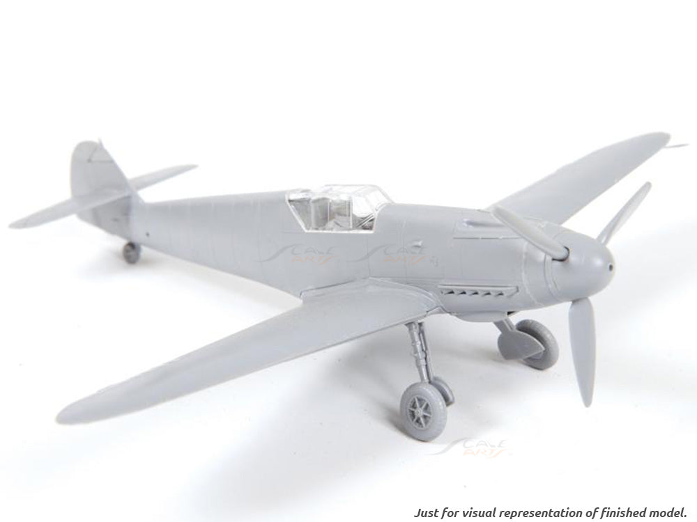 German fighter Messerschmitt Bf-109 F2 1:72 Zvezda plastic model kit ...