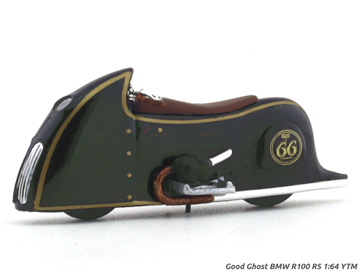 Good Ghost BMW R100 RS green 1:64 YTM scale model bike | Scale Arts India