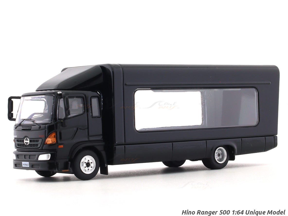 Hino Ranger 500 black 1:64 Unique Model diecast scale model collectible ...
