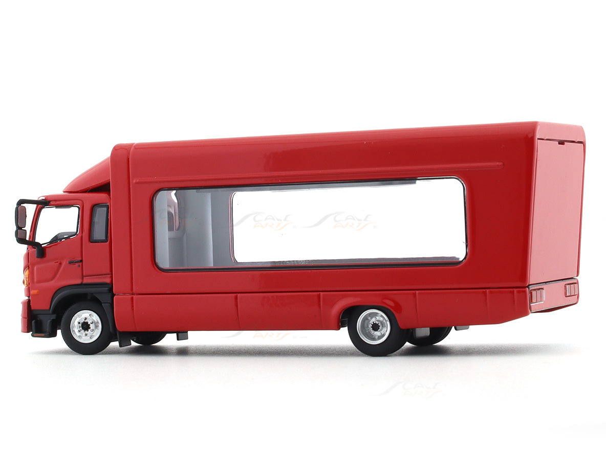 Hino Ranger 500 red 1:64 Unique Model diecast scale model collectible ...