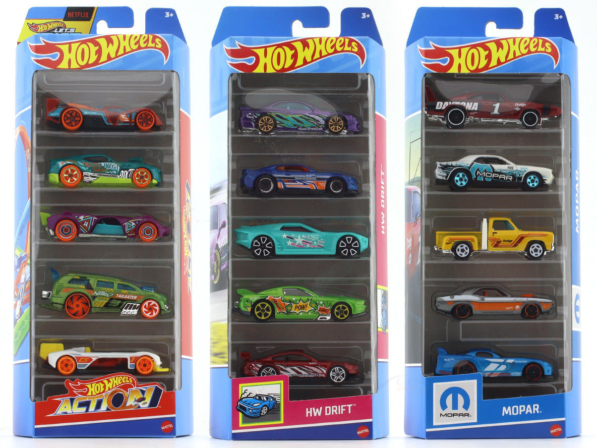 3 sets of 5 car set B 1:64 Hotwheels toy cars | Scale Arts India