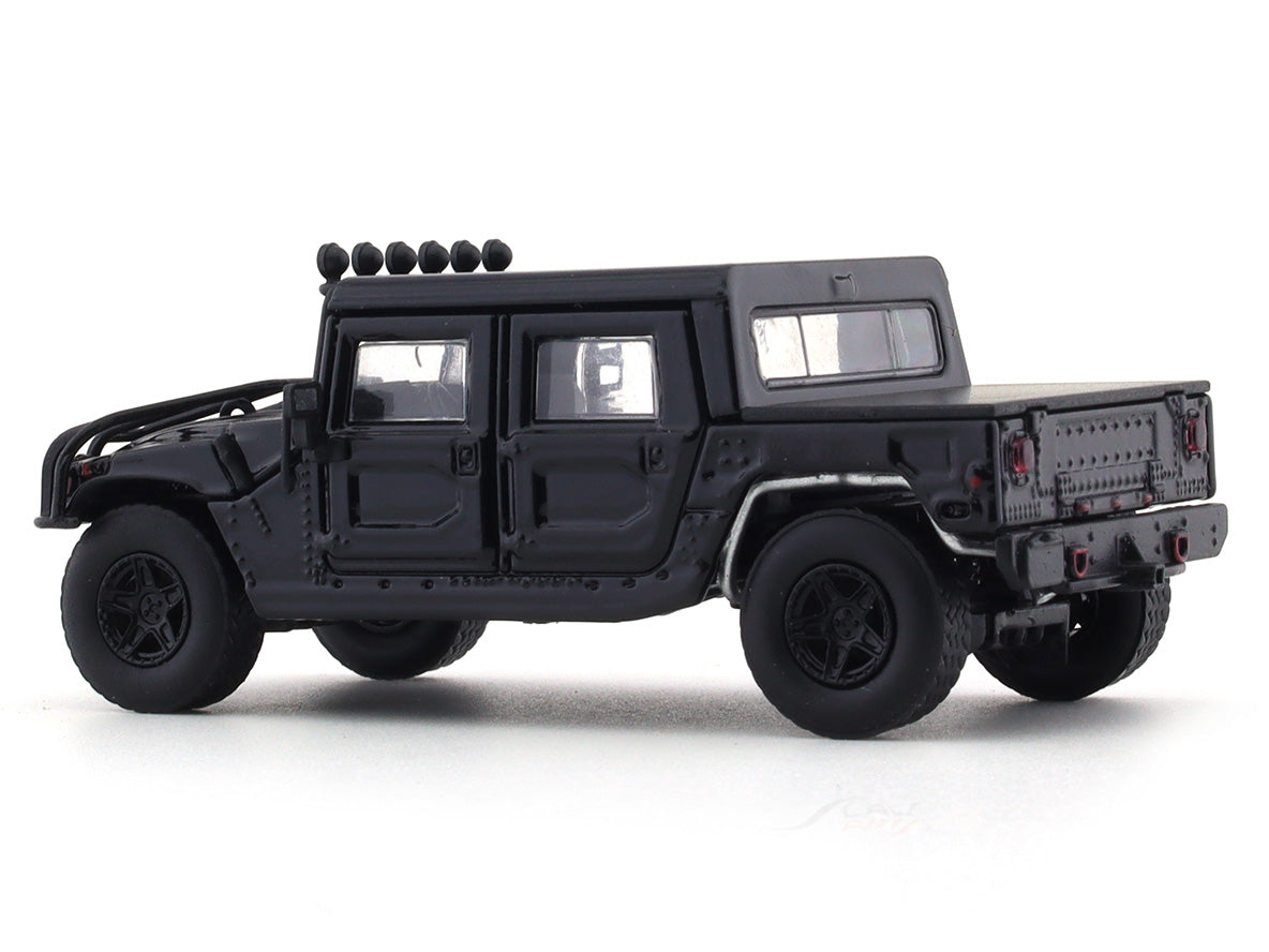 Hummer H1 Pickup Black 1:64 Master diecast scale model car | Scale Arts ...