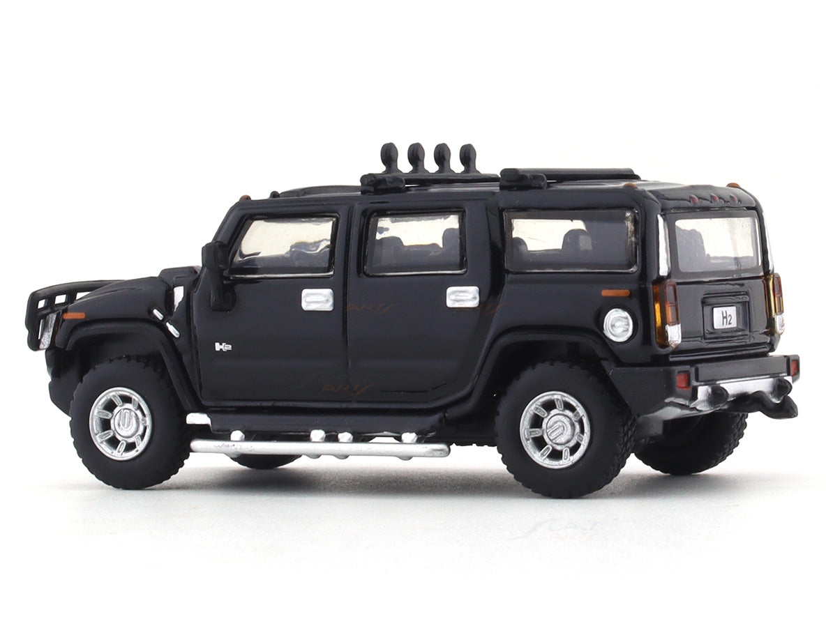Hummer H2 Black 1:64 JKM diecast scale model car miniature | Scale Arts ...