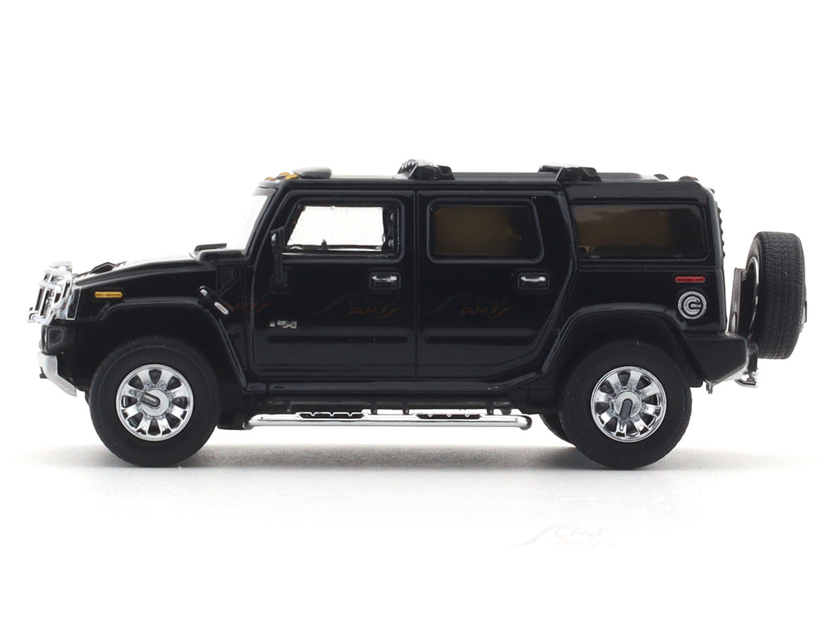 Hummer H2 Black 1:64 Lulu Model diecast scale model car | Scale Arts India