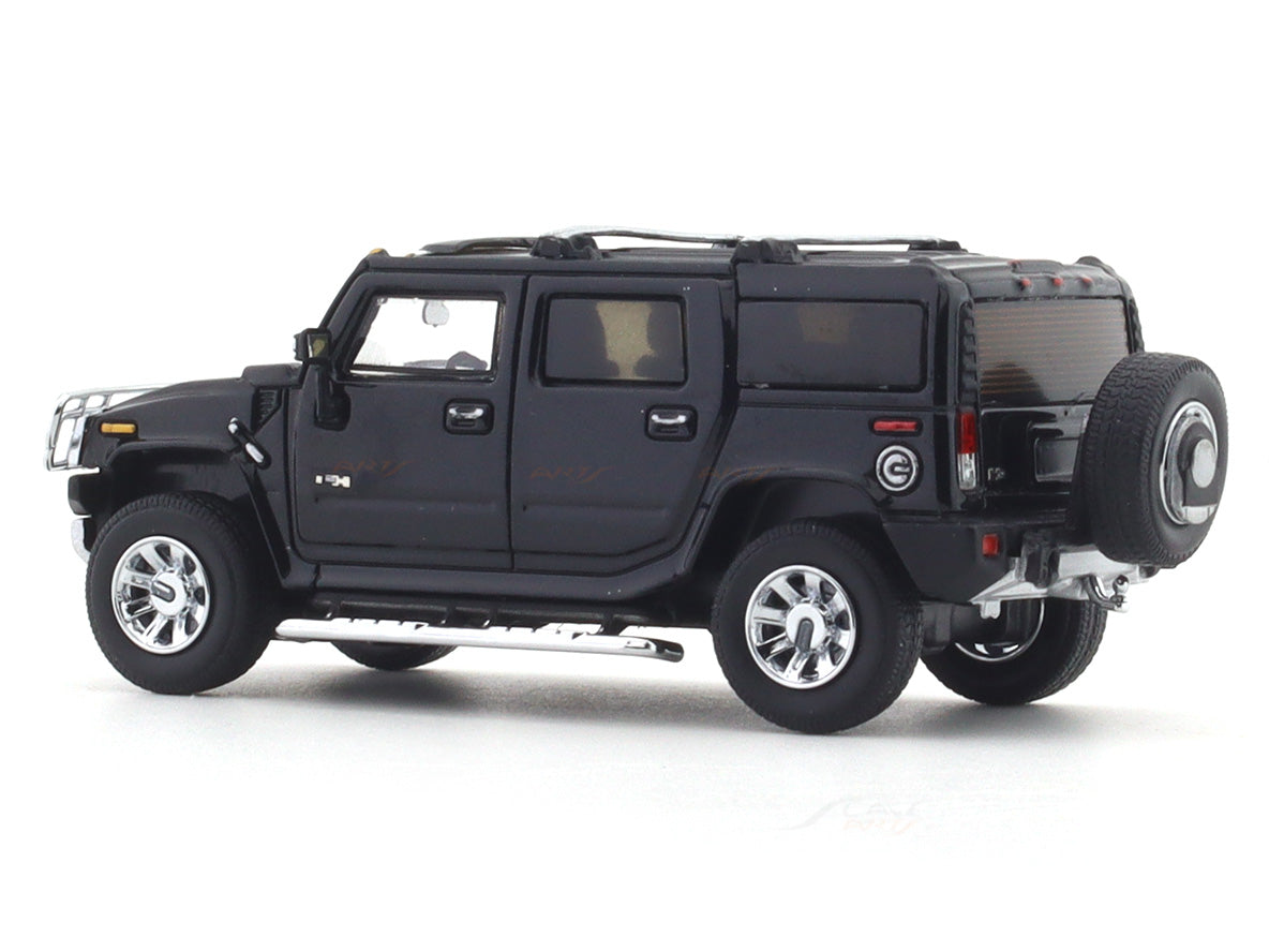 Hummer H2 Black 1:64 Lulu Model diecast scale model car | Scale Arts India