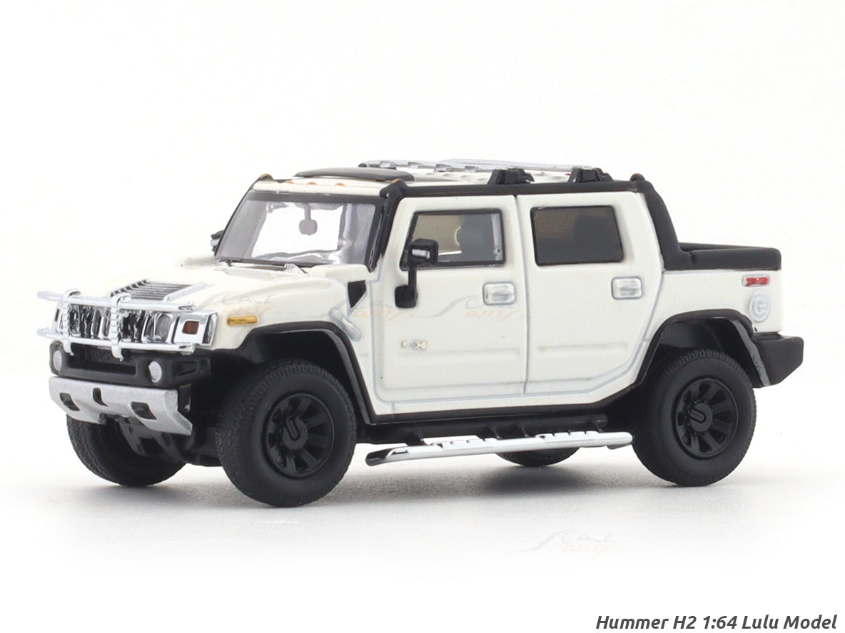 Hummer H2 Pickup White 1:64 Lulu Model diecast scale model car | Scale ...