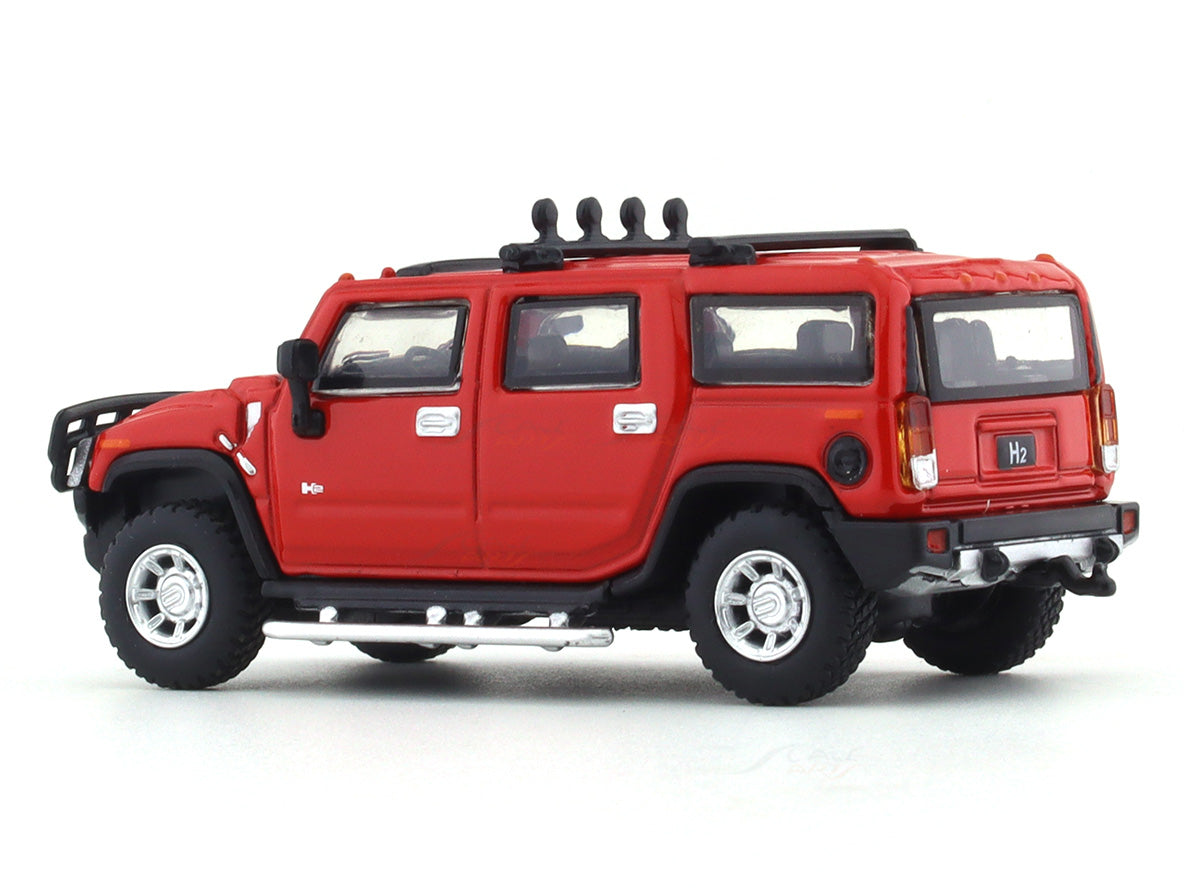 Hummer H2 Red 1:64 JKM diecast scale model car miniature | Scale Arts India