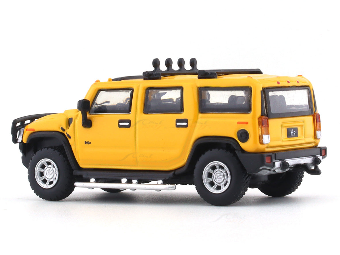 Hummer H2 Yellow 1:64 JKM diecast scale model car miniature | Scale ...