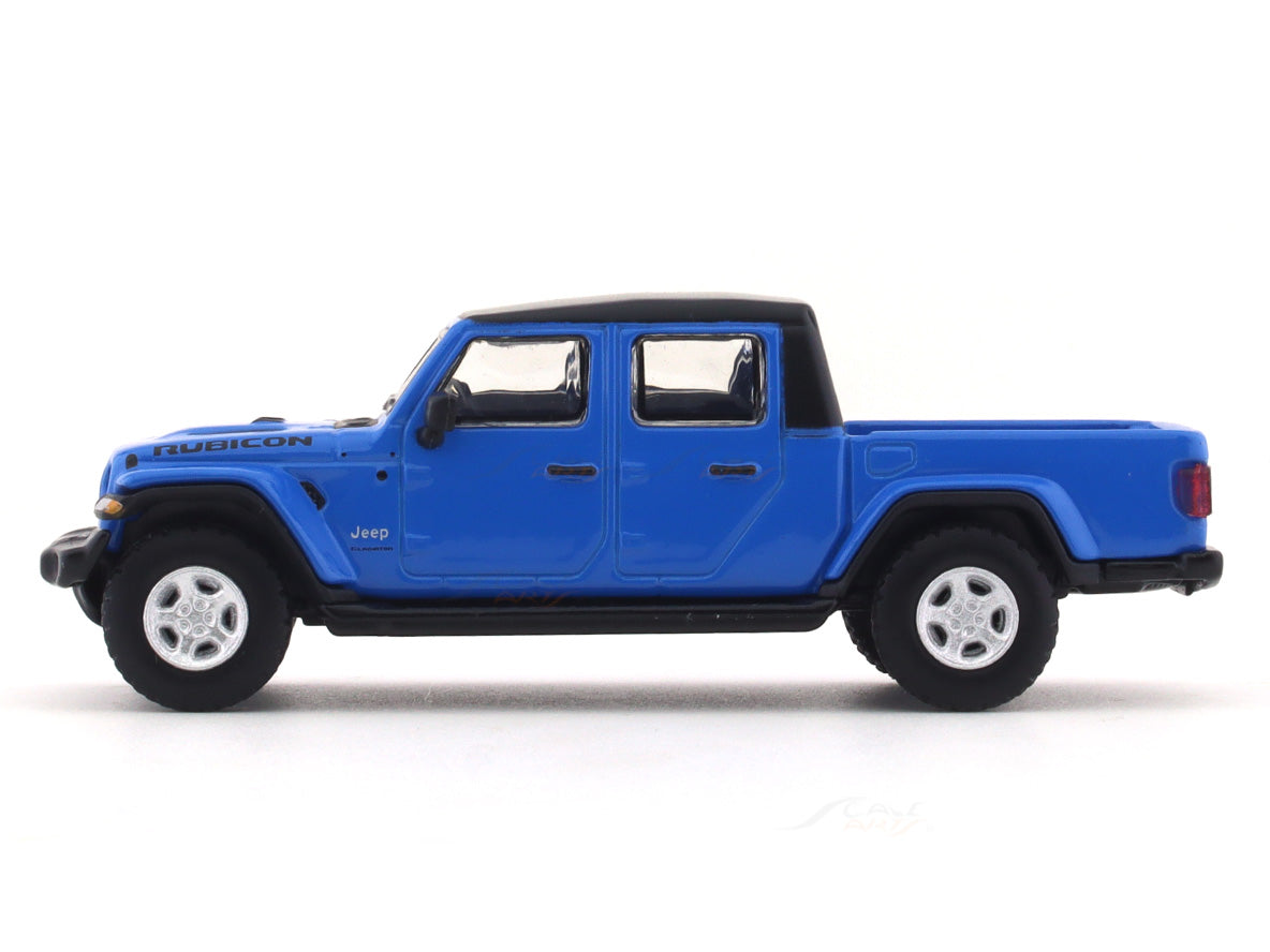 Jeep Rubicon Gladiator Pickup blue 1:64 JKM diecast scale model car ...
