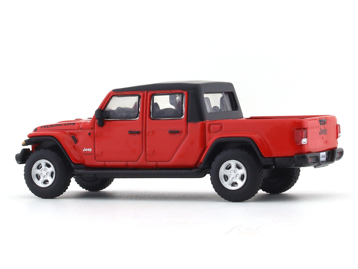Jeep Rubicon Gladiator Pickup red 1:64 JKM diecast scale model car ...