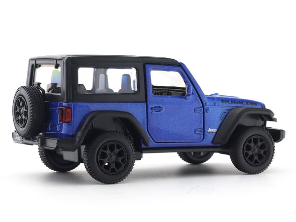 Jeep Wrangler Rubicon blue 1:32 RMZ City licensed pull back car scale ...
