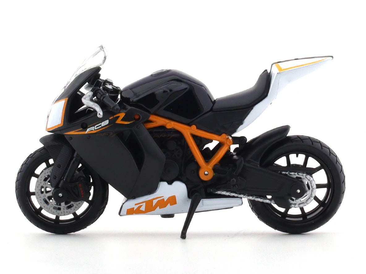 KTM 1190 RC8 R black 1:18 Bburago diecast scale model bike collectible ...