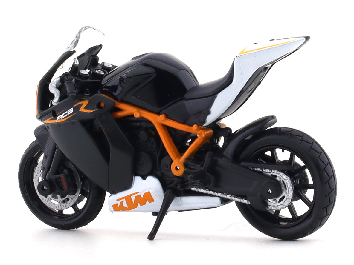 KTM 1190 RC8 R black 1:18 Bburago diecast scale model bike collectible ...